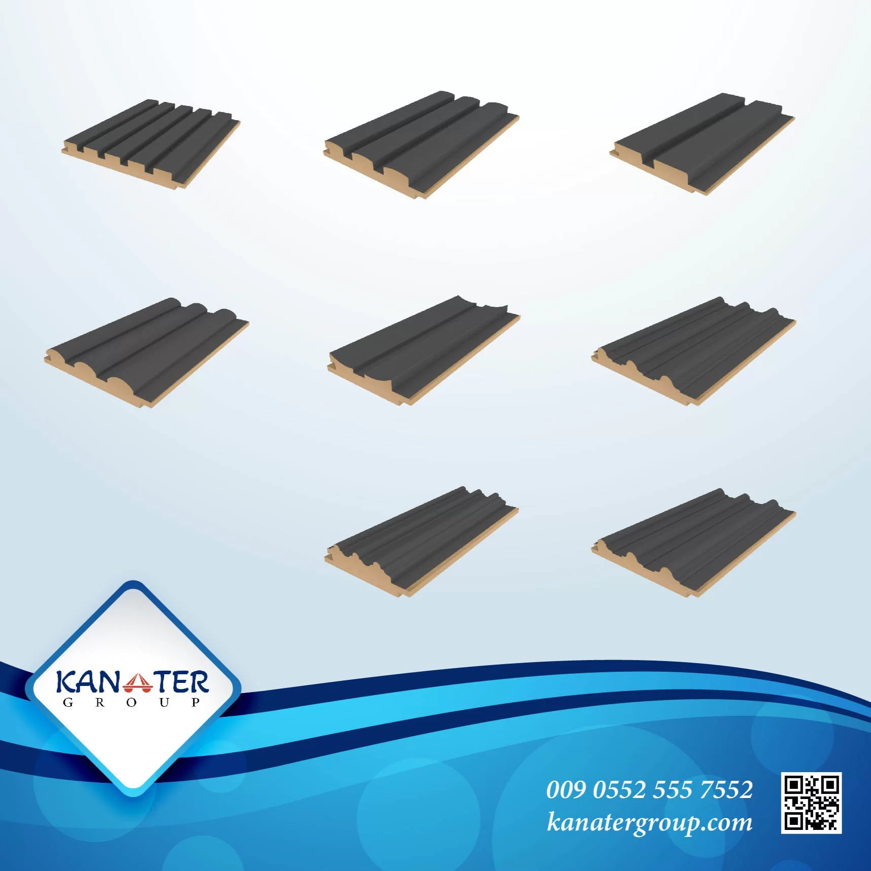 MDF Wall Panels, Slats & Strips for Wood Interior Cladding Türkiye