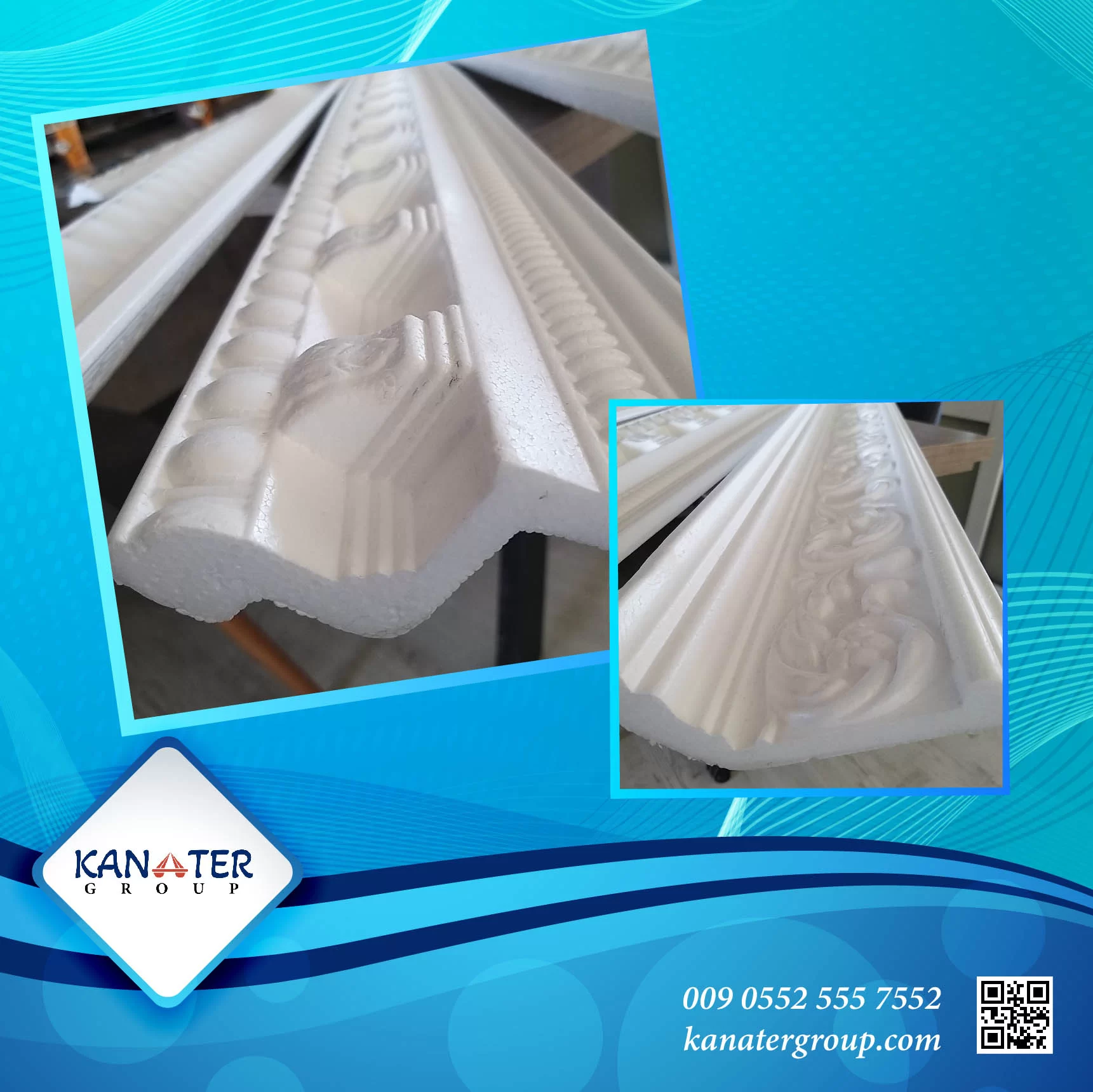 EPS Polystyrene coving cornices molding and ceiling medallions ...